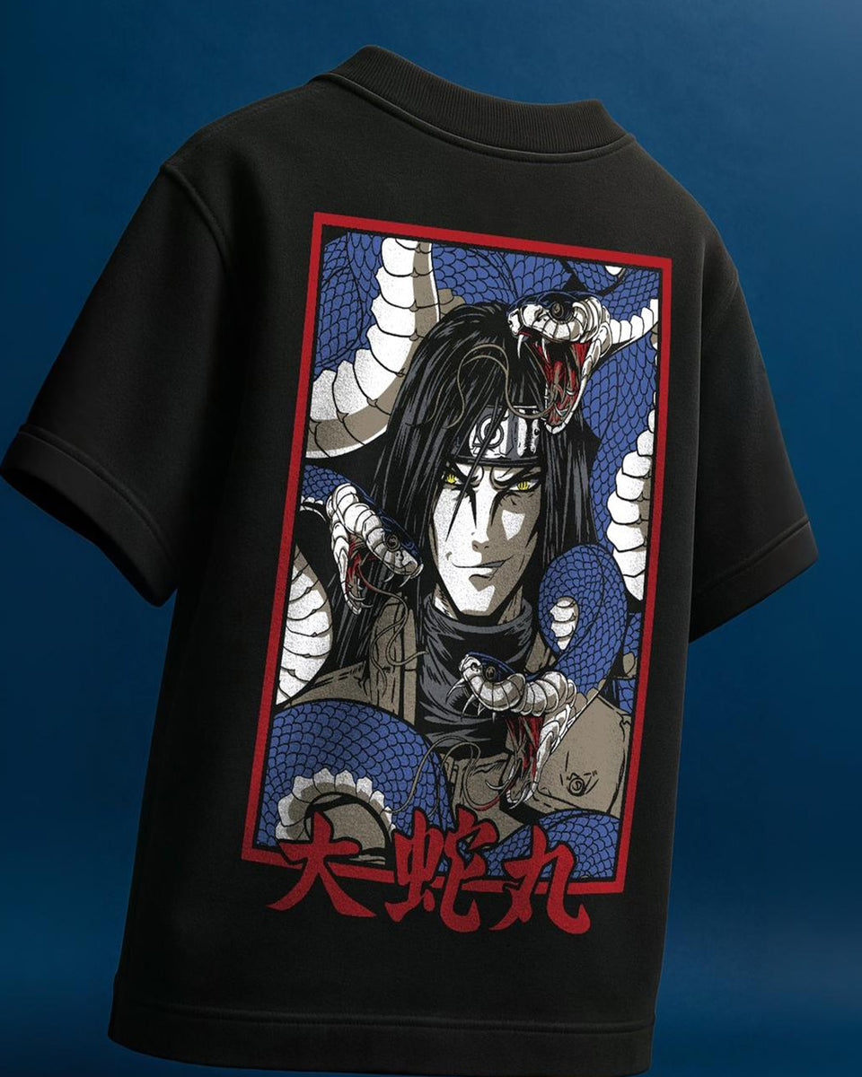 Orochimaru Manda Oversized T-shirt – Cultstory | Premium Streetwear ...